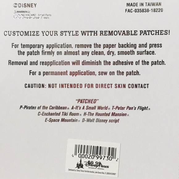 Disney | Accessories | Disney Parks Patched Original Mouseketeer Patch ...